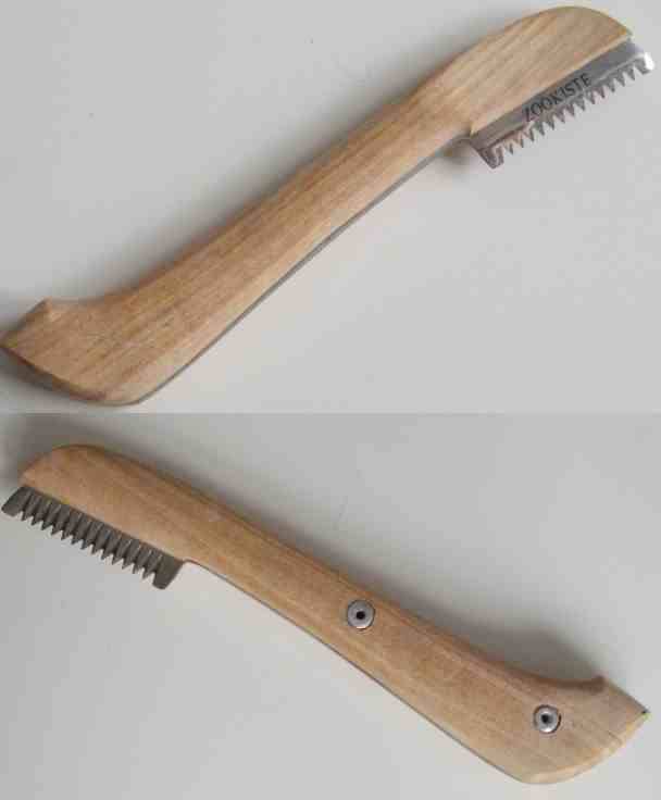 Trimmmesser grobe Zahnung für Linkshänder